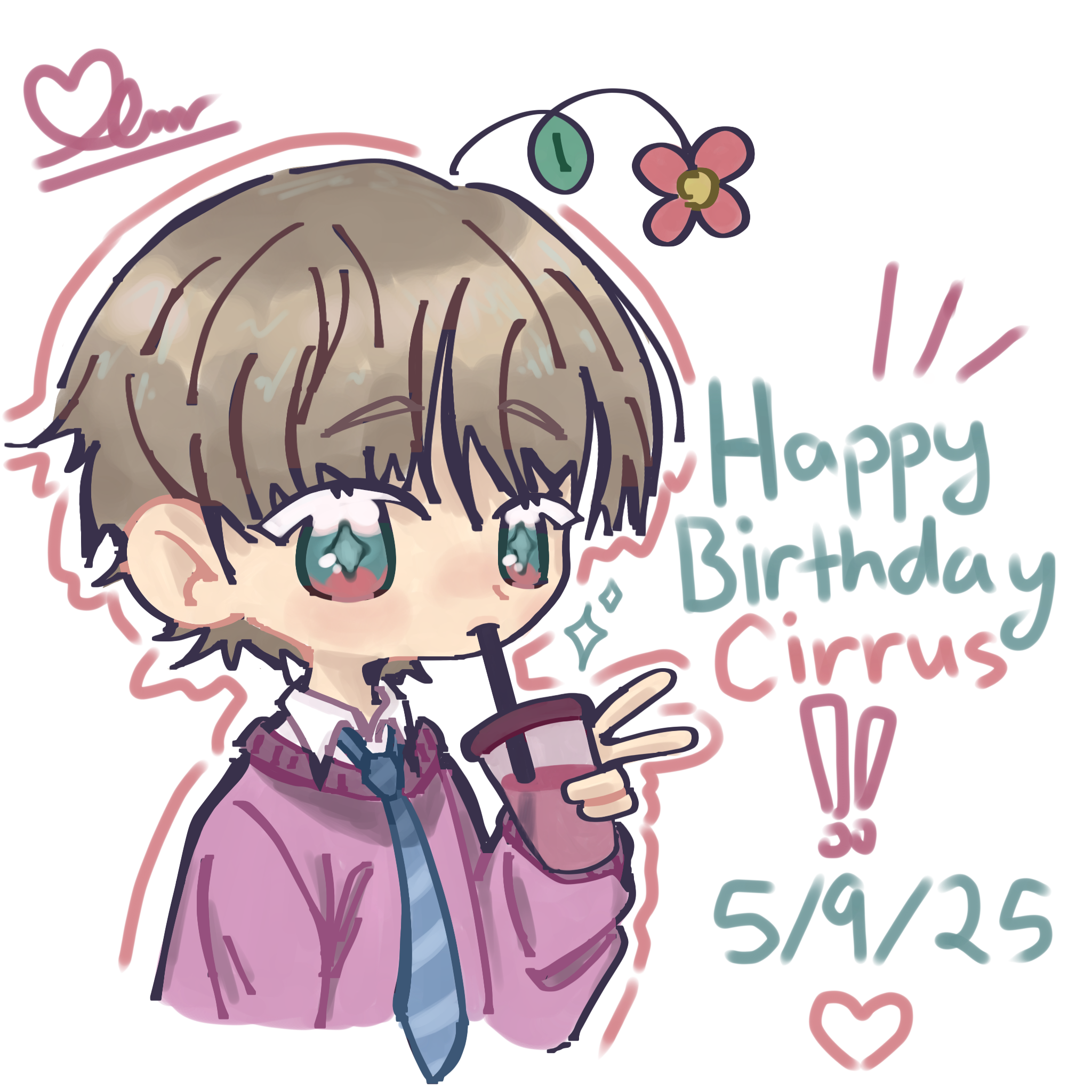 HAPPY BIRTHDAY CIRRUS!!!!!! - ibisPaint