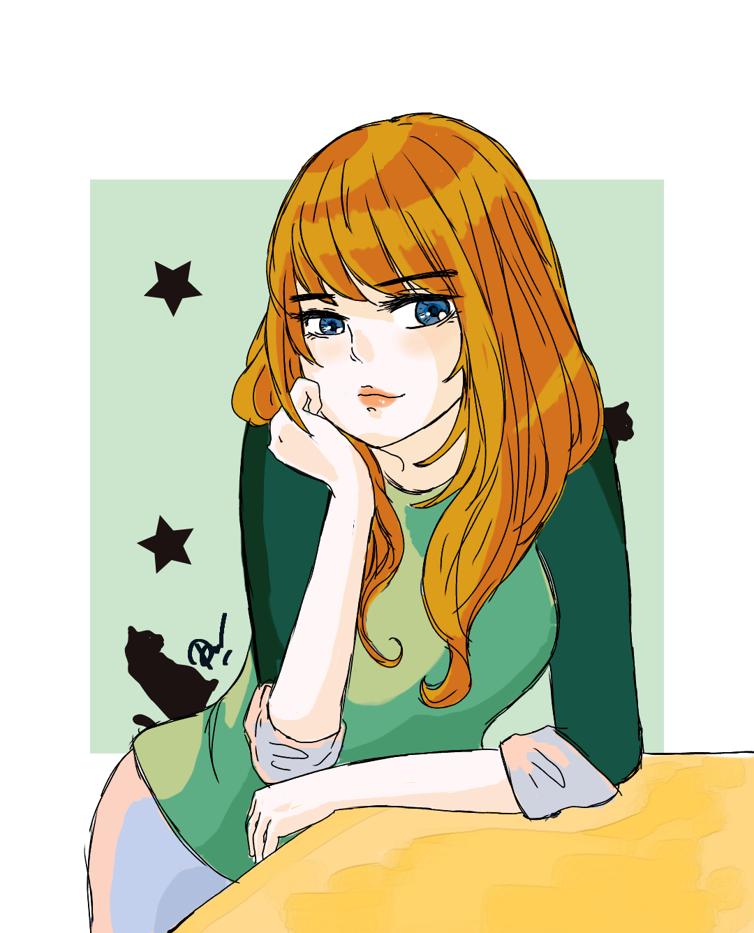 cat woman maybe - ibisPaint