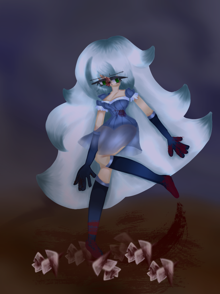 Cloudy and bloody day - ibisPaint