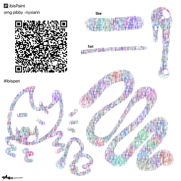 glitch glitch pen - ibisPaint