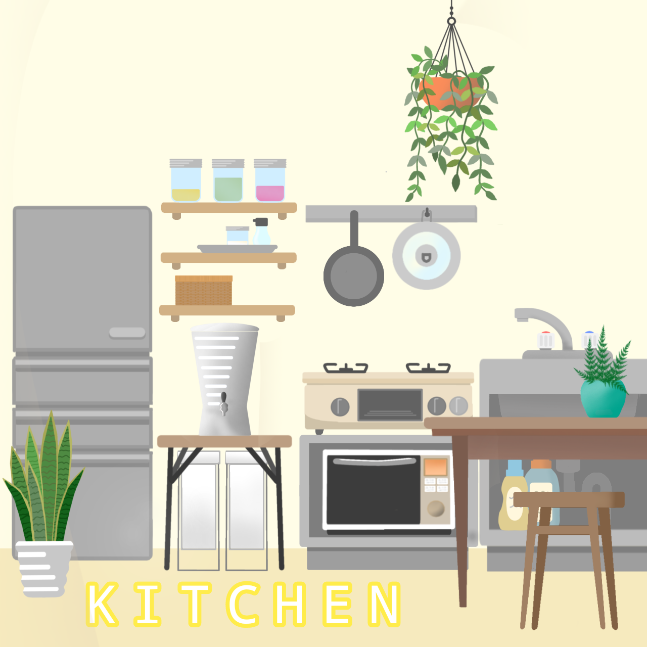 kitchen's furniture - ibisPaint