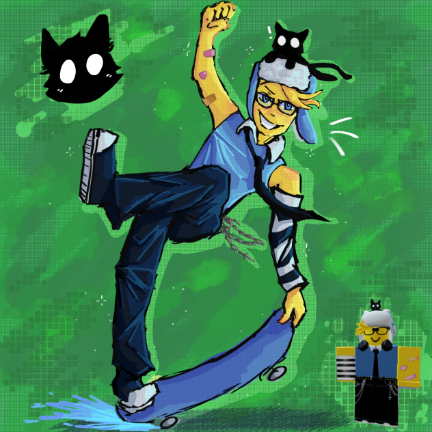 Silly lil roblox avatar - ibisPaint