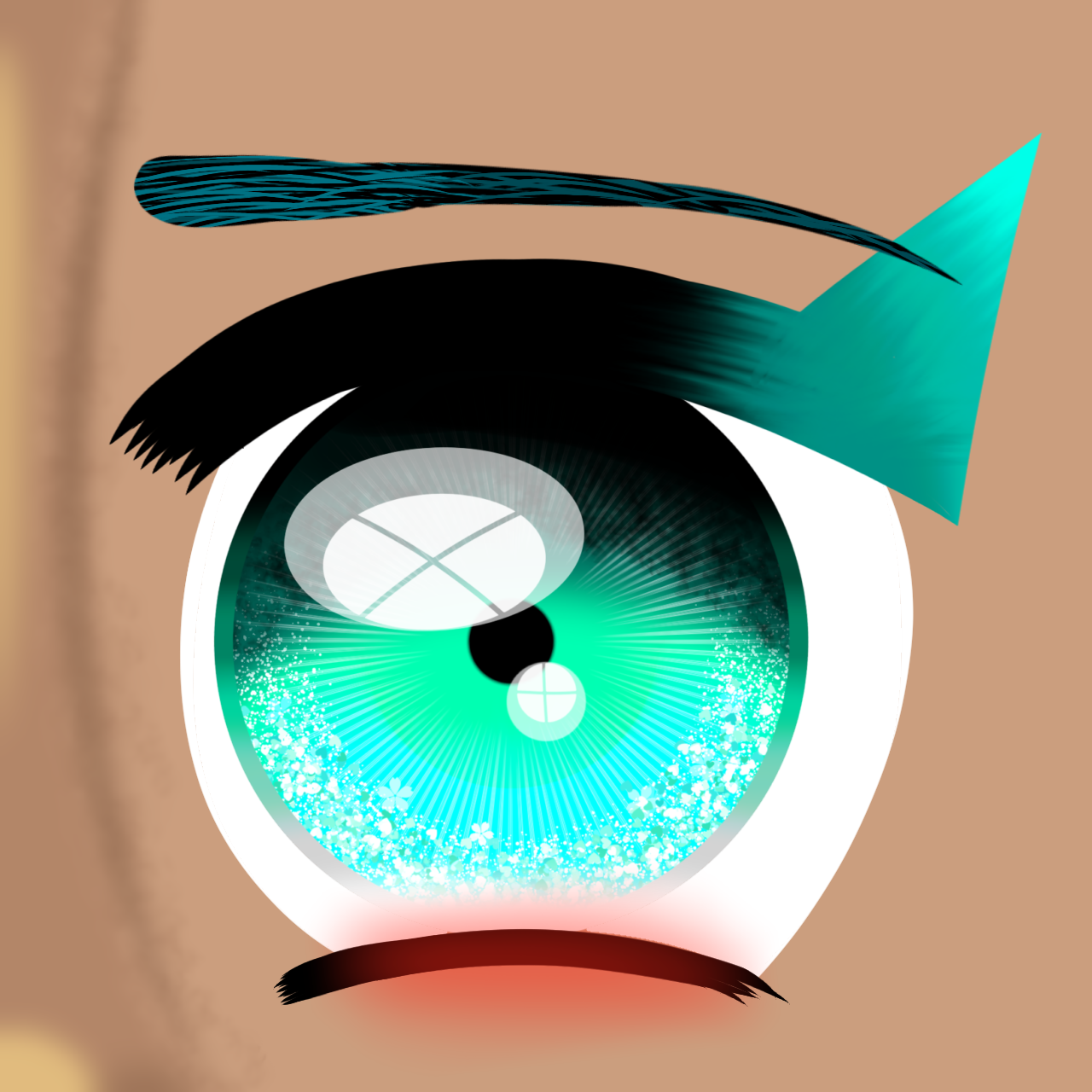 Teal Eye - ibisPaint
