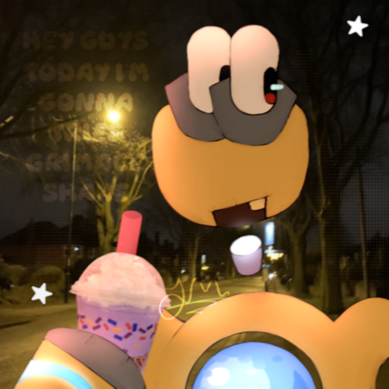 common wubbox grimace shake.. (bad idea) - ibisPaint