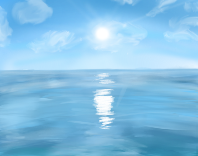 Sky and Ocean - ibisPaint