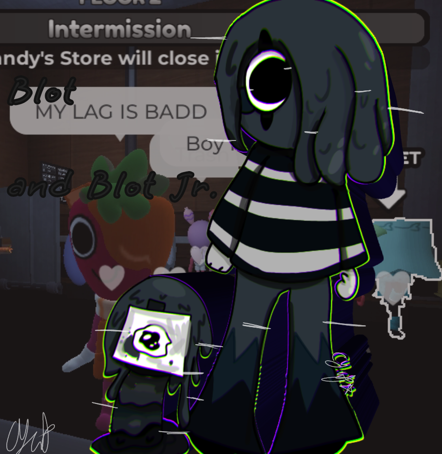 blot and blot Jr. - ibisPaint