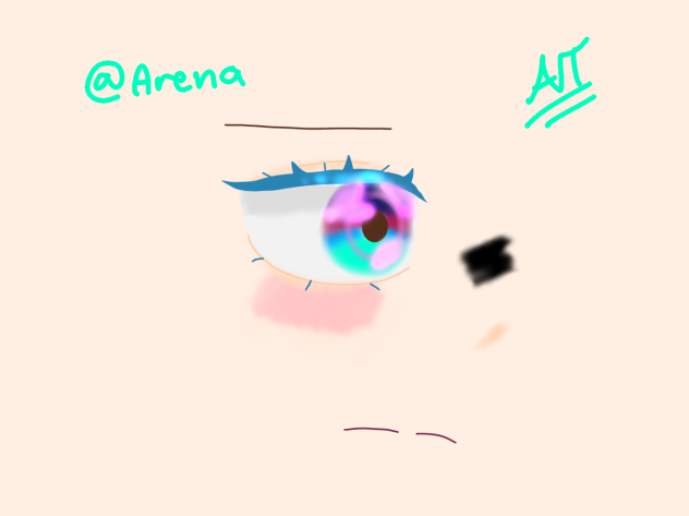 Random eye drawing - ibisPaint