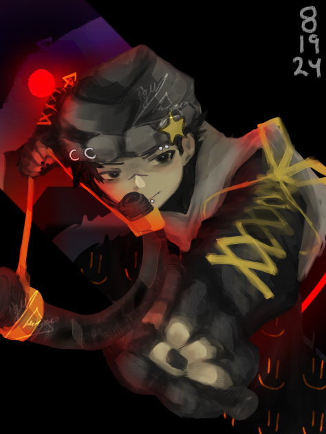 Cam and his trusty slingshot - ibisPaint