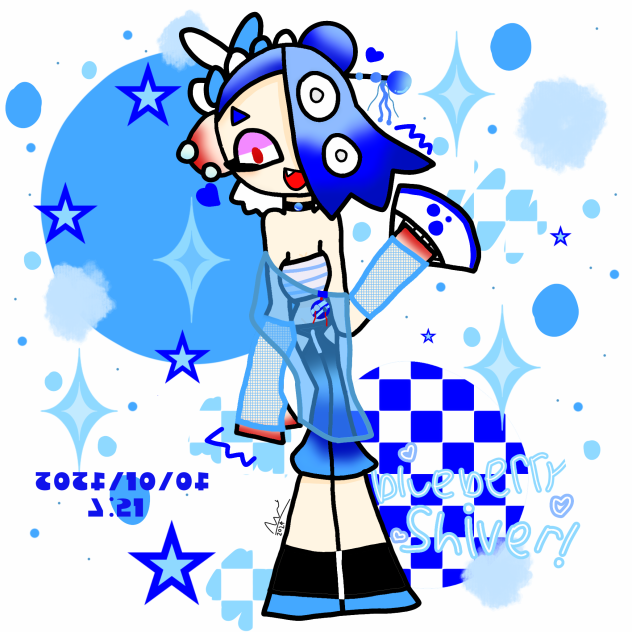 💙Blueberry Shiver!🧊 - ibisPaint