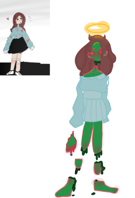 Create a friendly monster from your oc. - ibisPaint