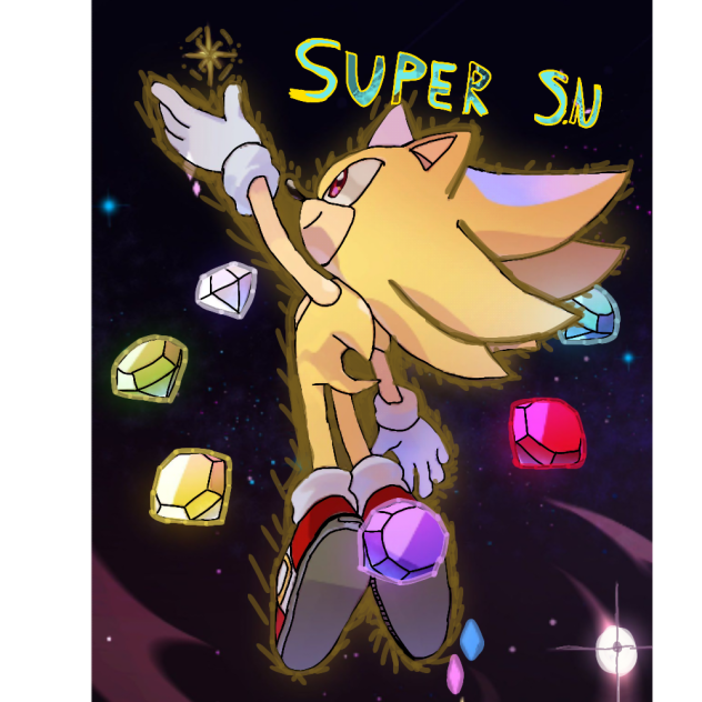 Super Sonic - ibisPaint