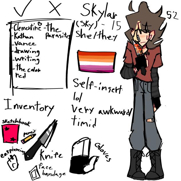 Parasite reference sheets pt 2 - ibisPaint