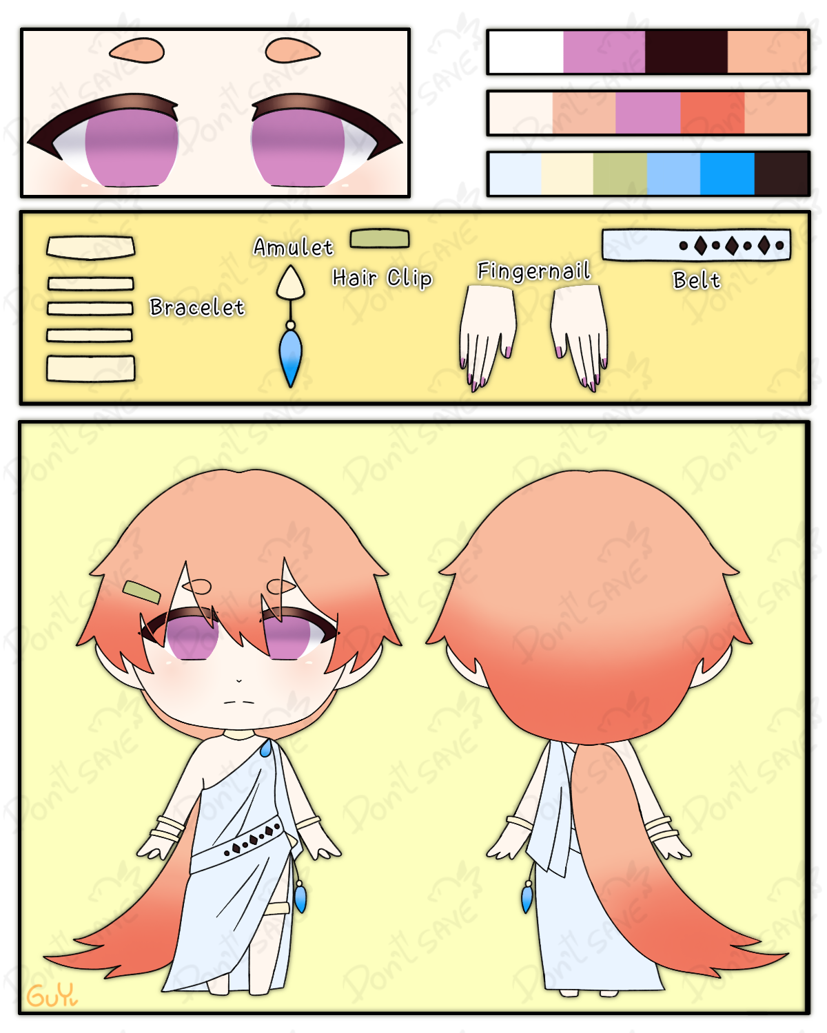 Chibi CharSheet YCH #2 - ibisPaint