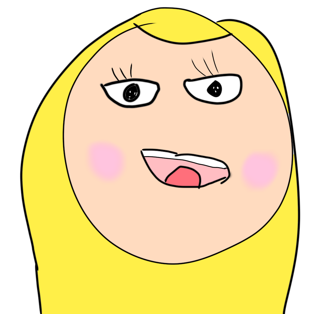 yellow hair girl - ibisPaint