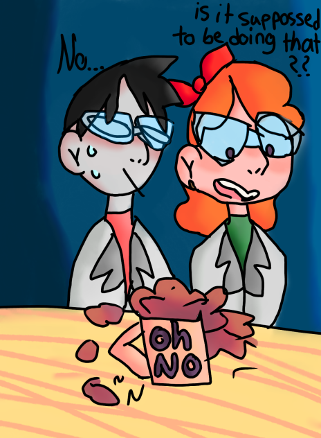 Look at these sciencey dorks - ibisPaint