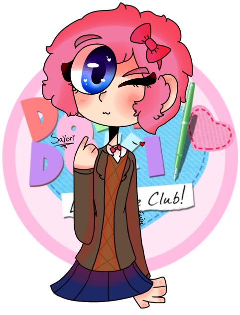 sayori speedpaint doki doki - ibisPaint