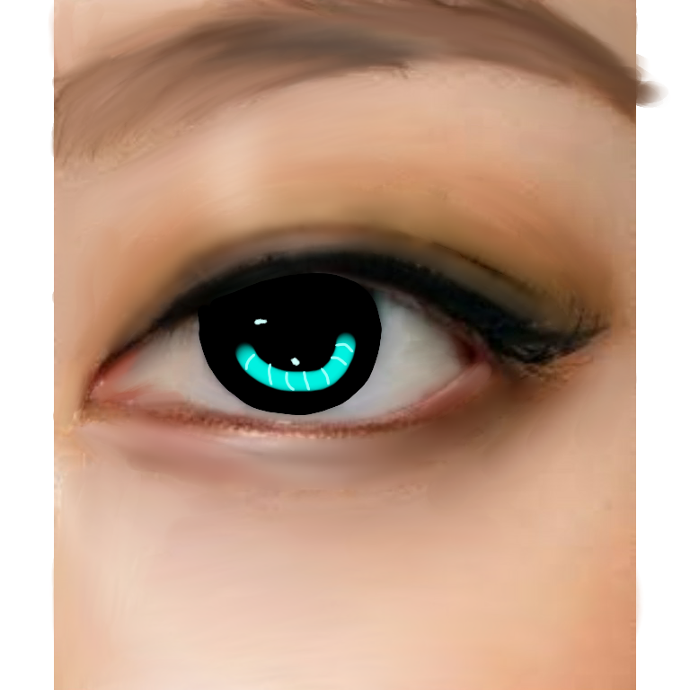eye without eyelashes - ibisPaint