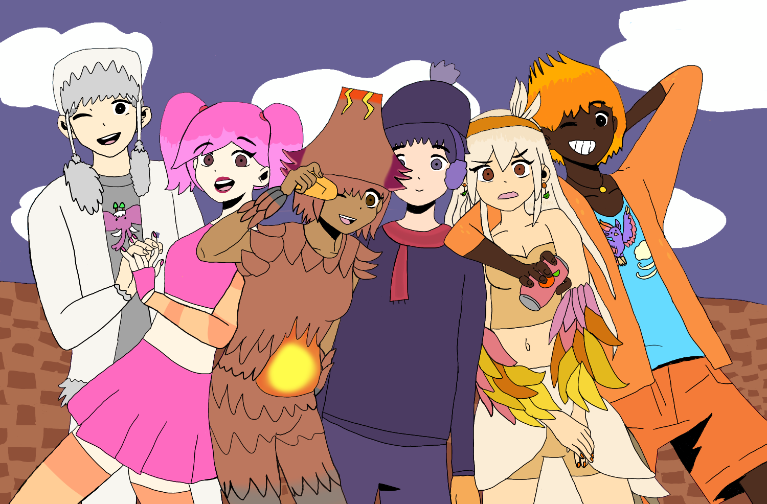 Ember photo time in Omari style - ibisPaint