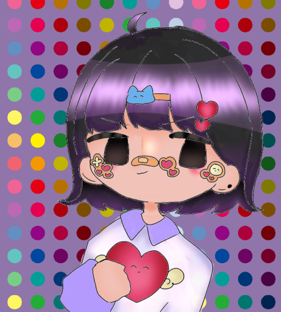 cute girl collab - ibisPaint