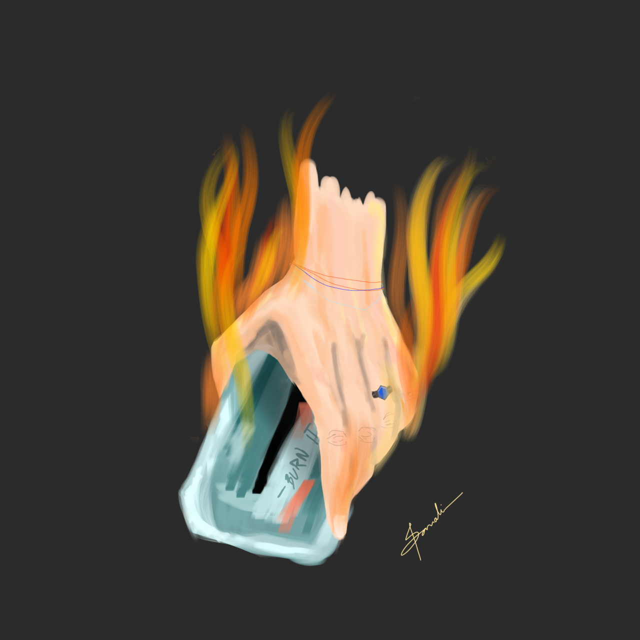 burn it - ibisPaint