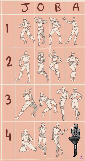 JoJo pose collab - ibisPaint