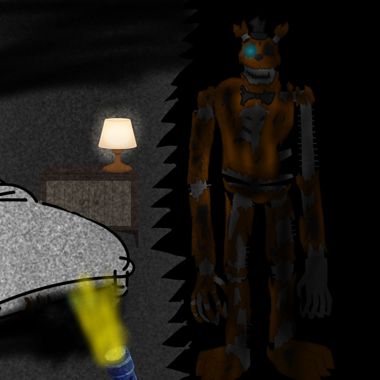 twisted nightmare freddy - ibisPaint