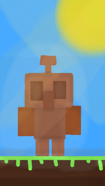 Minecraft Copper Golem - ibisPaint