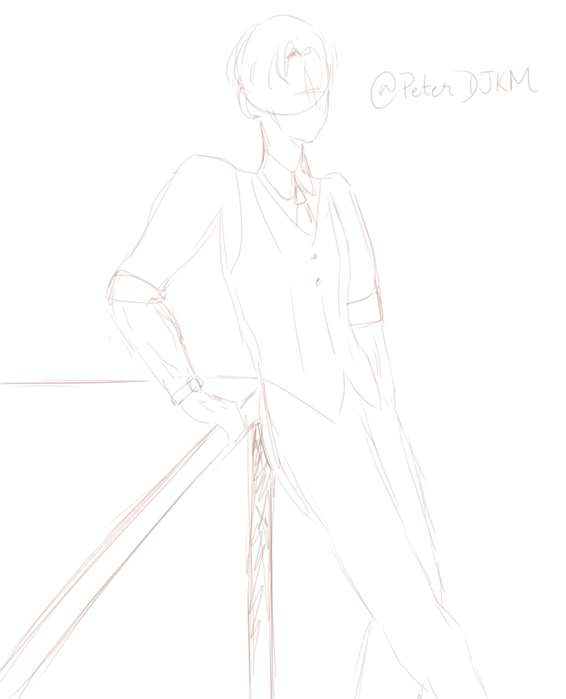 Male anatomy practice - ibisPaint