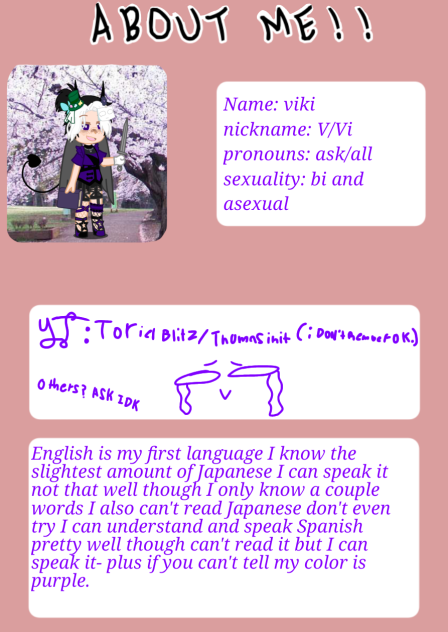 About me! - ibisPaint