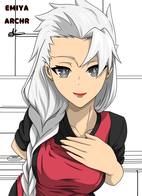 fem emiya archer - ibisPaint
