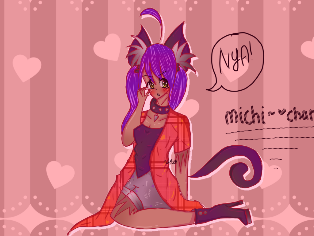 Michi~💕Chan {aphmau💜speedpaint} - ibisPaint
