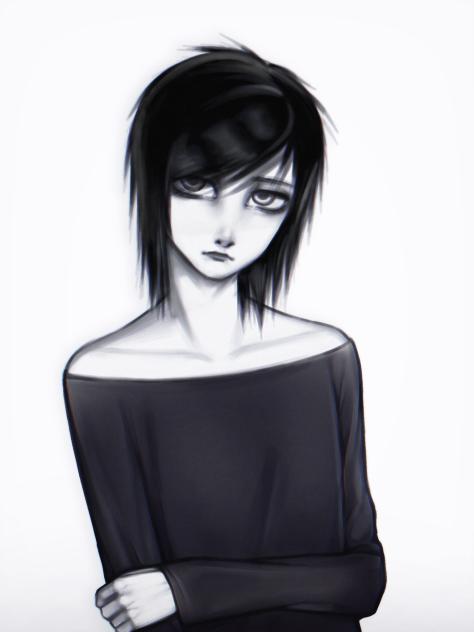 Felt like drawing an emo boy. - ibisPaint