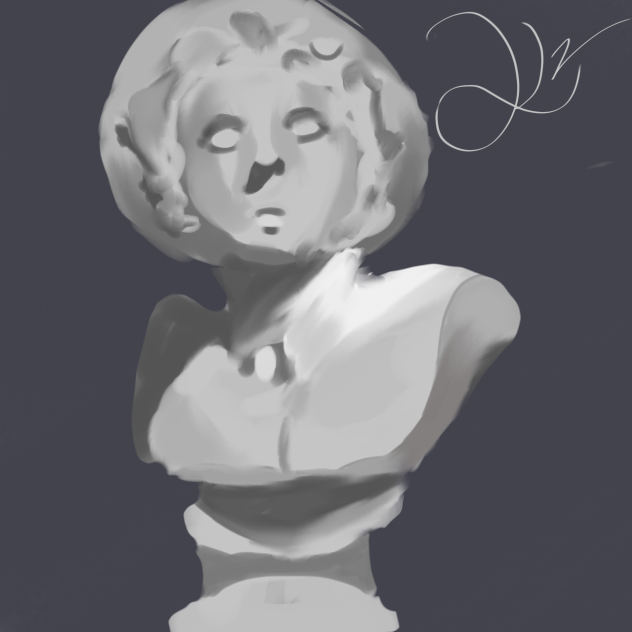 Statue and Shading practice - ibisPaint