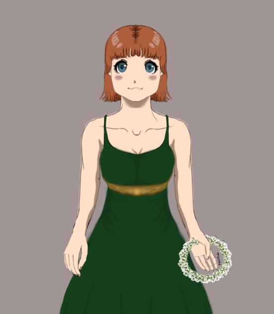 Anna- my first kawaii style OC - ibisPaint