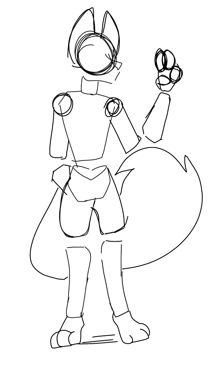 furry free pose - ibisPaint