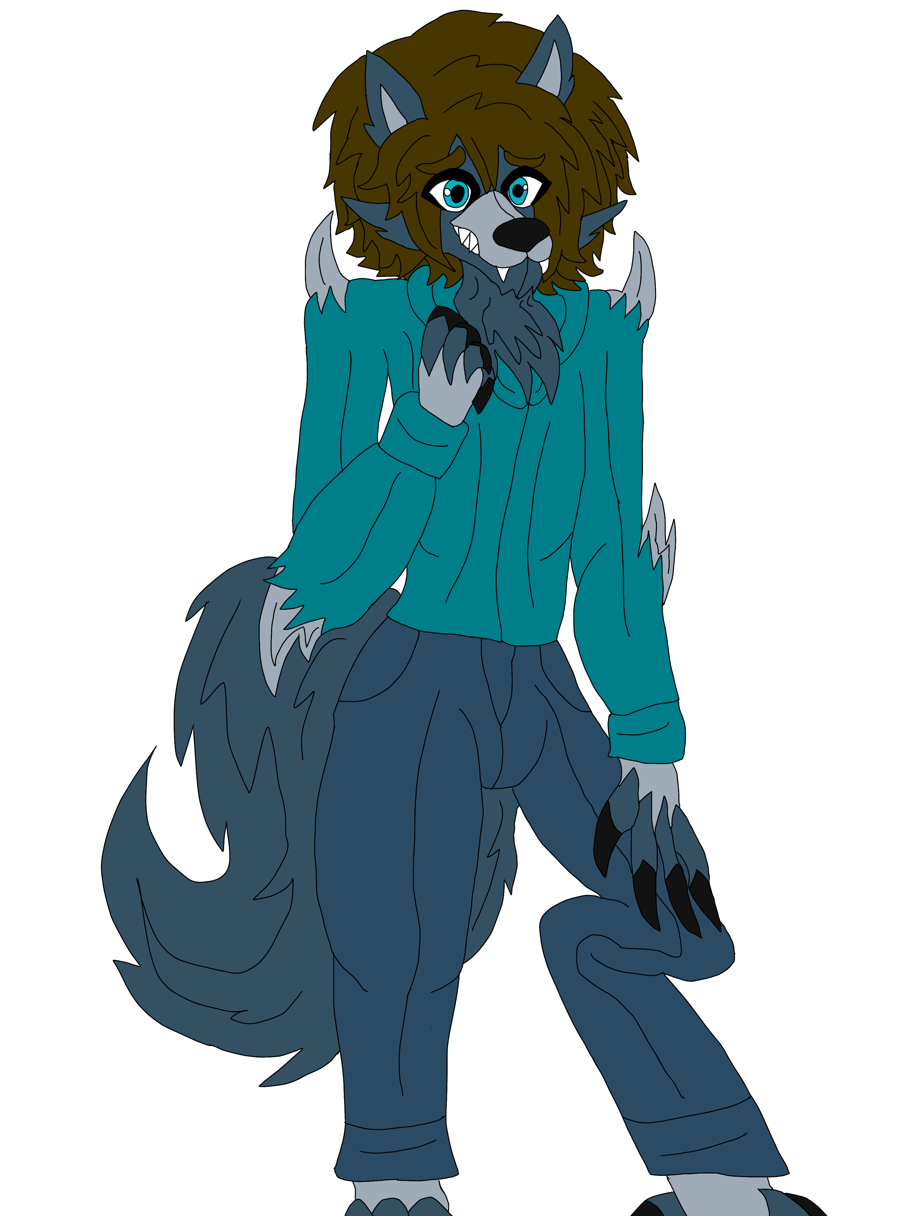 Axelo the Blitzwolfer HD - ibisPaint