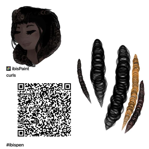 Poc hair brush curly - ibisPaint
