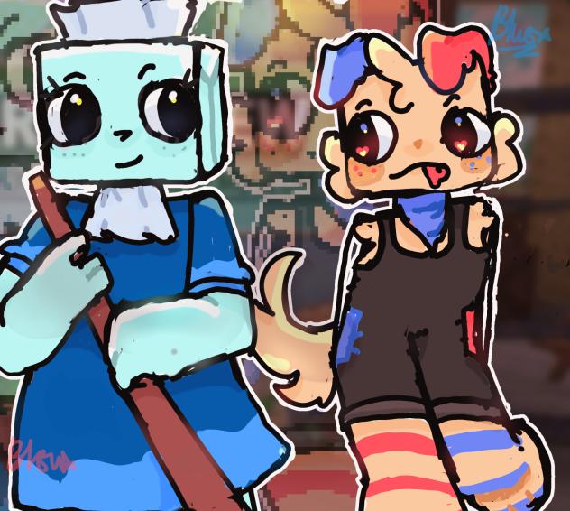 Goobie and Tisha!! - ibisPaint