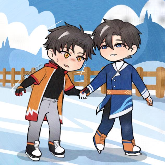 BoFuWFweeks. Holding hand - ibisPaint