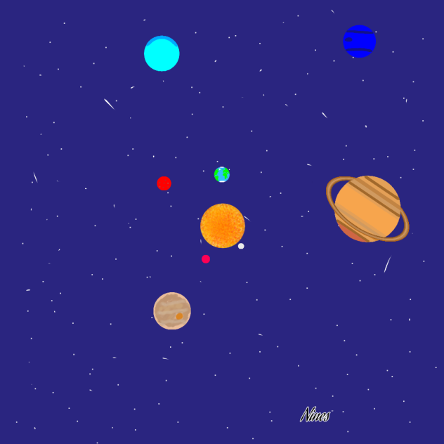 solar system - ibisPaint
