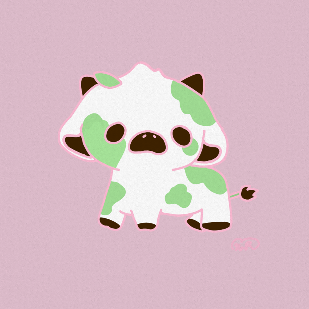 Matcha cow - ibisPaint