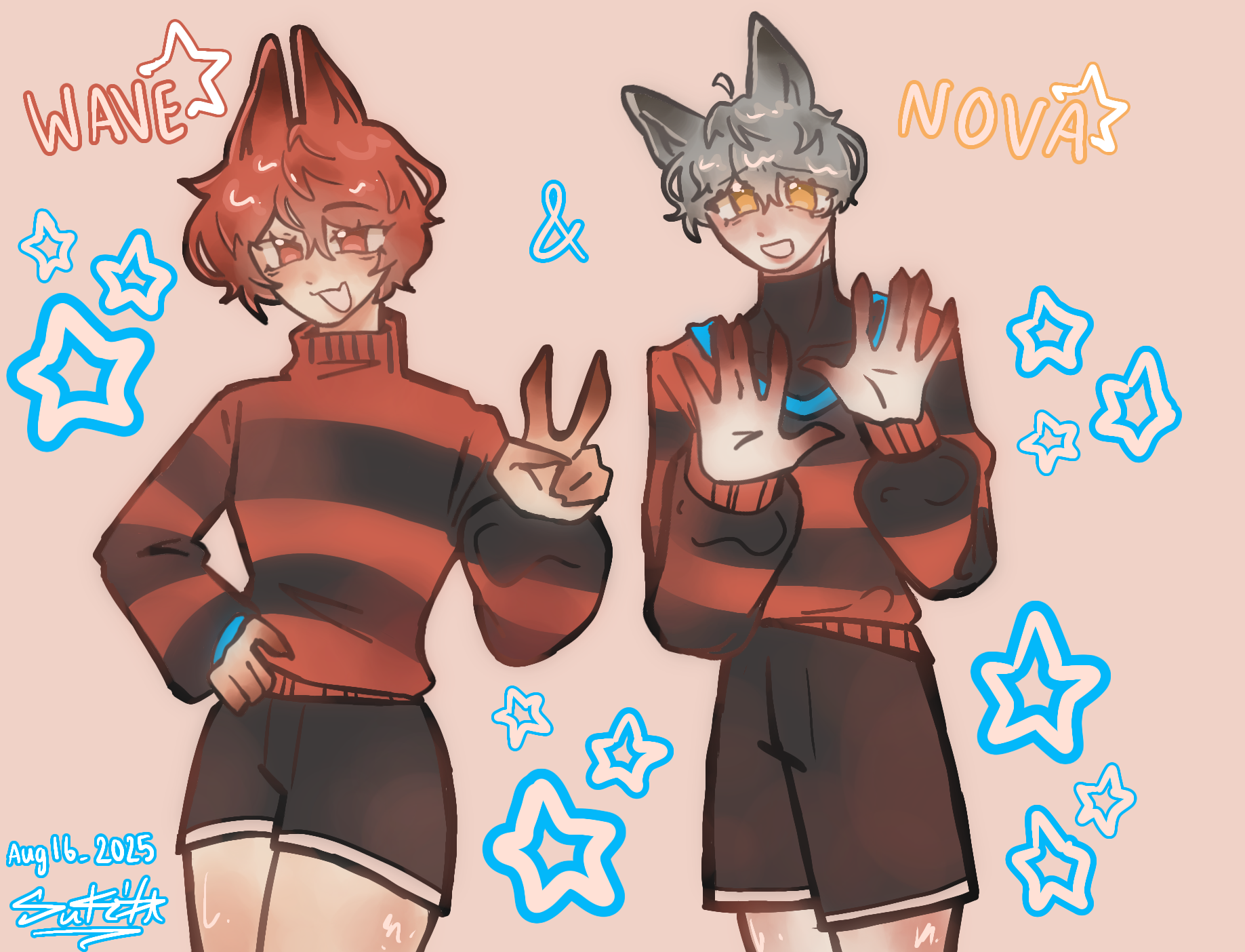 Wave and Nova☆ - ibisPaint