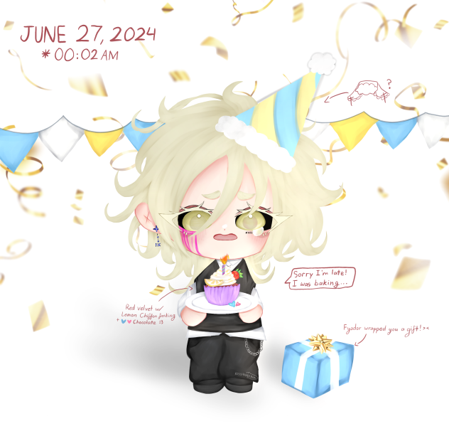 HAPPY BIRTHDAY AZURE!! - ibisPaint