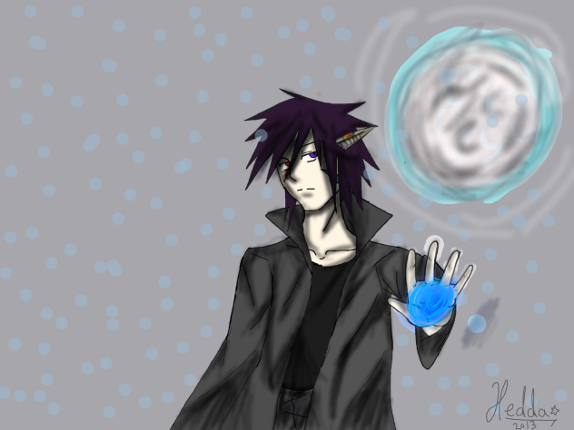 I draw an elf with magical powers =^.^= - ibisPaint