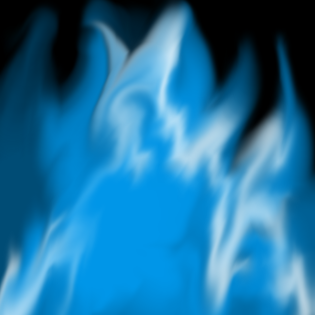 Blue fire I guess - ibisPaint