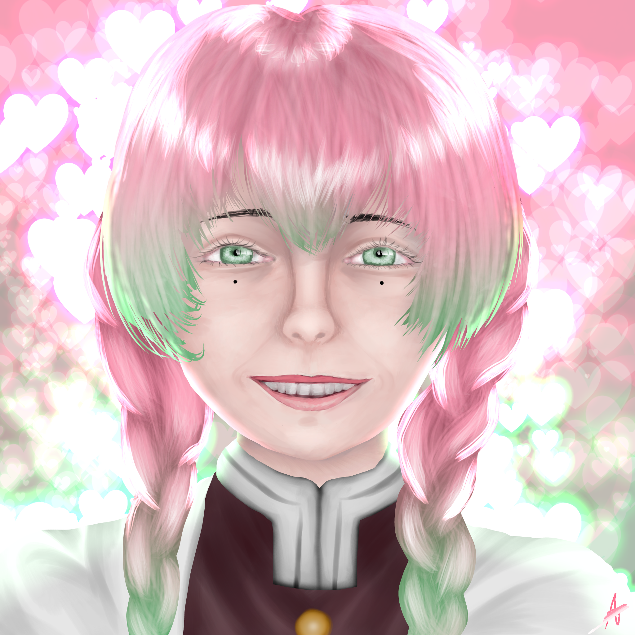 💚Kanroji Mitsuri irl🩷 - ibisPaint