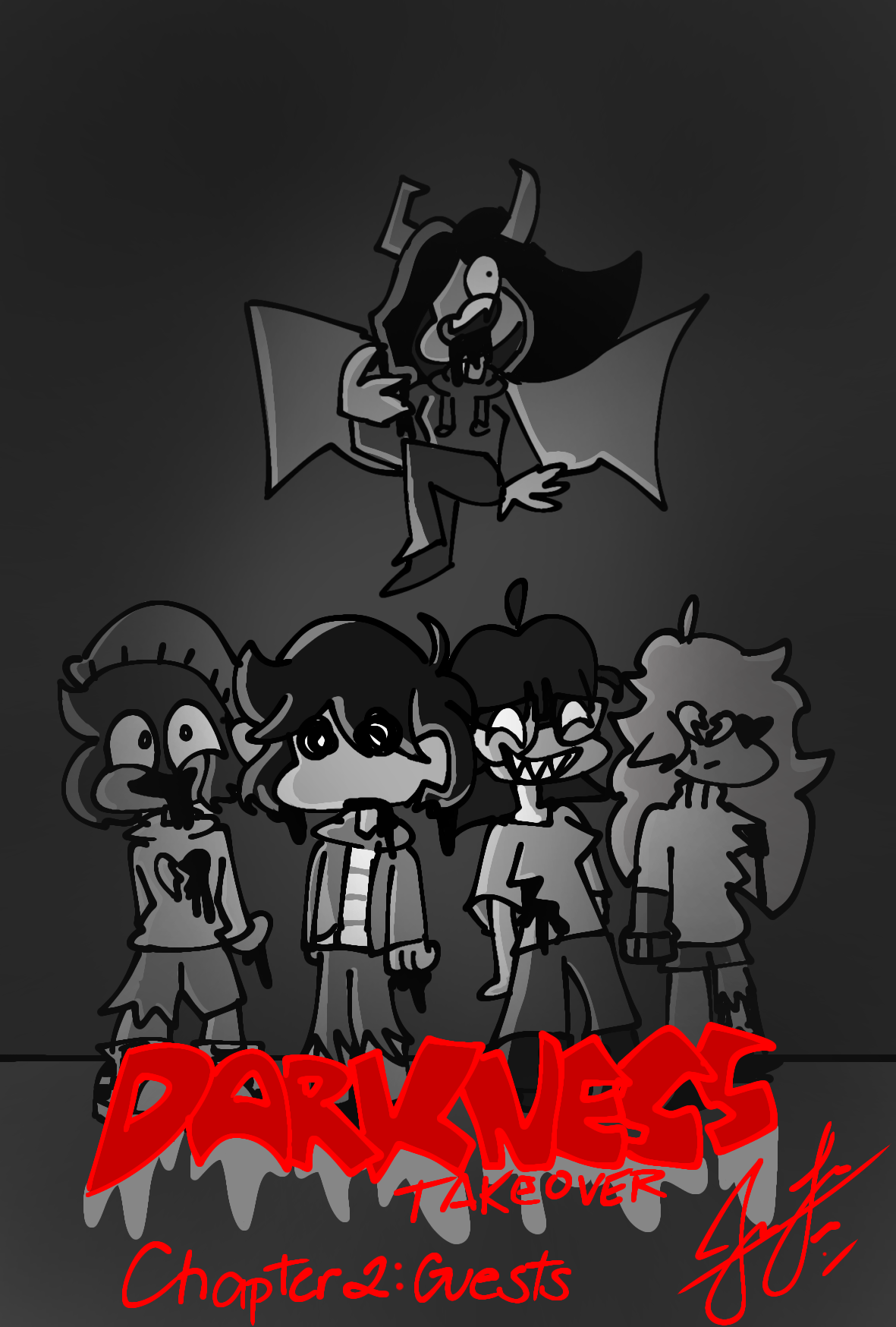 Darkness Takeover Chapter 2 - ibisPaint