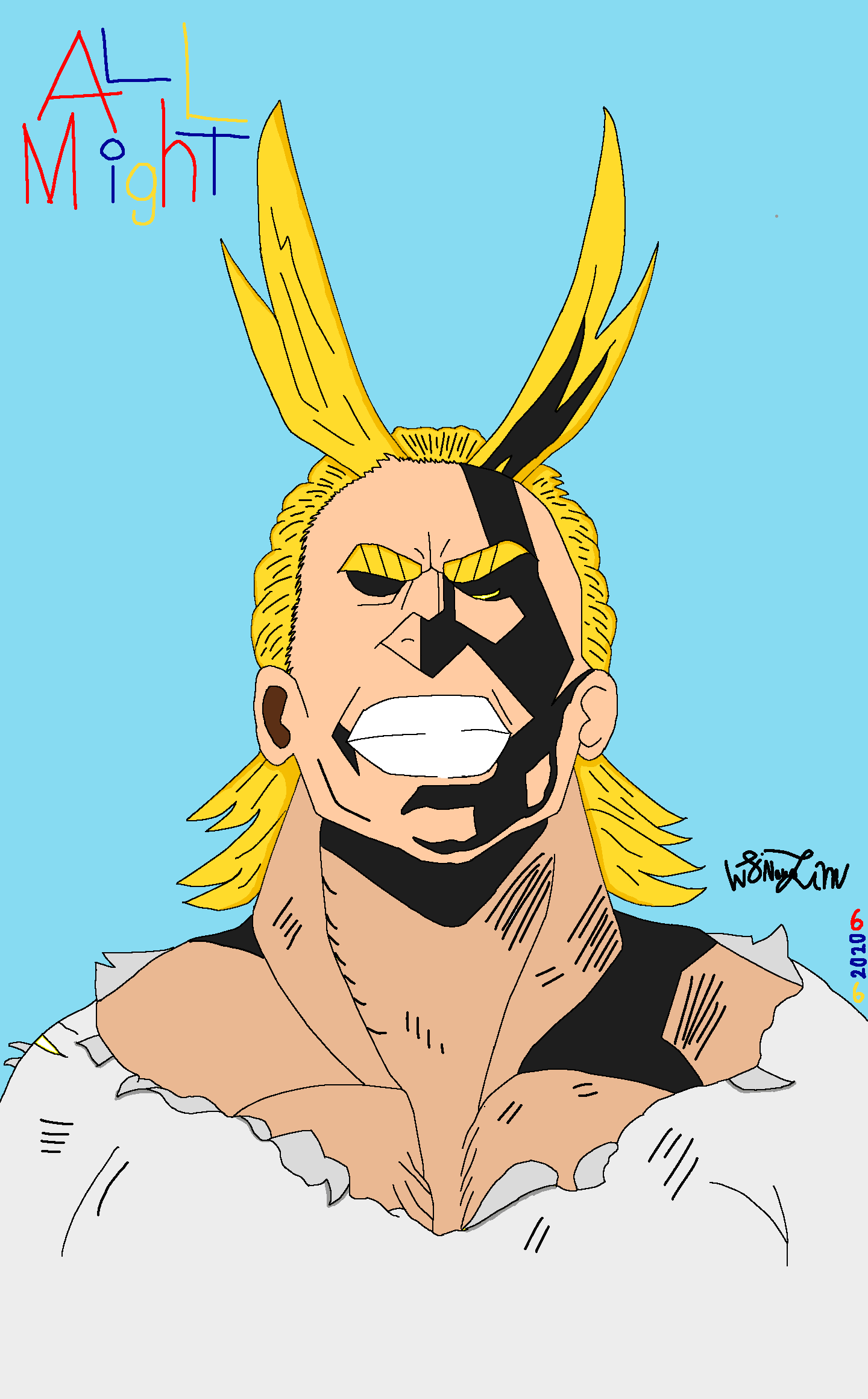 All Might ^^ - ibisPaint