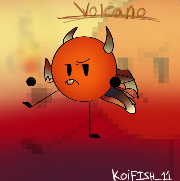 Volcano - ibisPaint