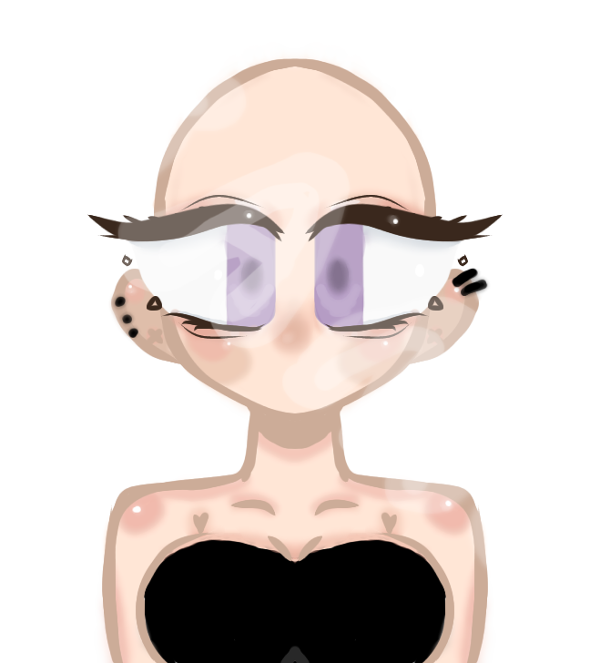 bald girl.w. - ibisPaint